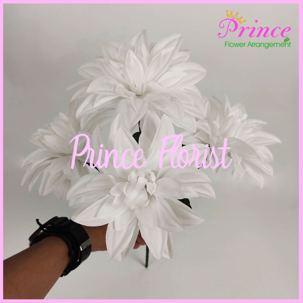 Jual Bunga Krisan Dekorasi/ Crisant Premium Jumbo SJ Artifisial Cabang ...