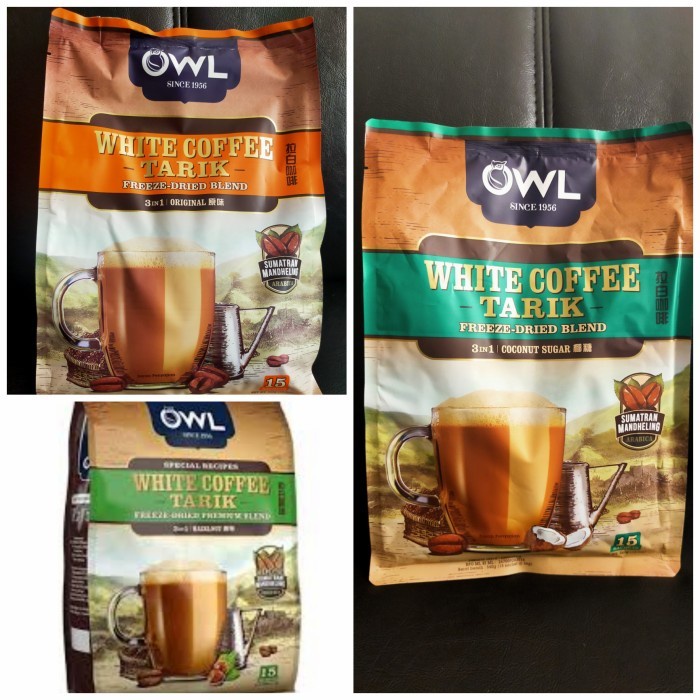 Jual owl coconut coffee 15s/owl white coffee/coffe malaysia mpd ...