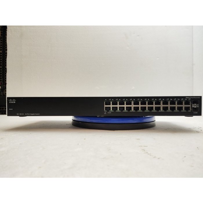 Jual Cisco SG 100-24 24-Port Unmanaged Rack Mount Switch SNC | Shopee ...