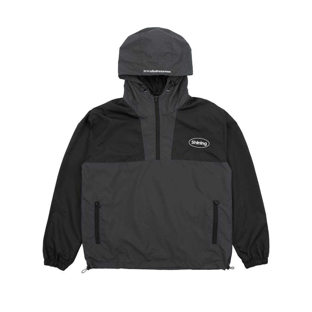Jual Shining Bright Flush Anorak Jacket - Grey | Shopee Indonesia