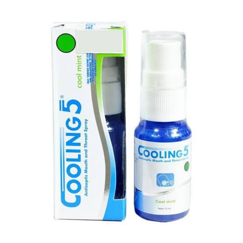 Jual COOLING 5 COOL MINT SPRAY BTL 15ML - ANTISEPTIK RADANG TENGGOROKAN ...
