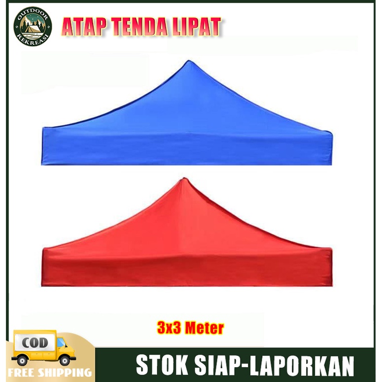Jual Atap Tenda 3x3 Bahan Polyester 1080D Atap Tenda Lipat Jualan Mudah ...