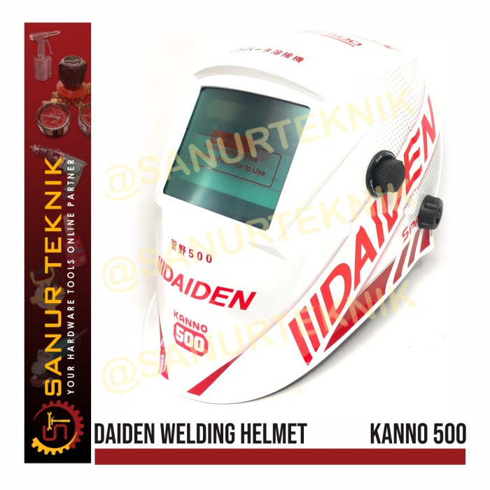 Jual Helm Las / Kedok Las / Topeng Las Daiden Kanno 500 / Auto Dark ...