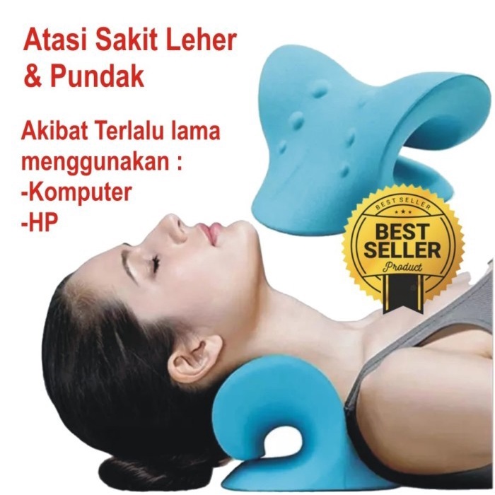 Jual Alat Relaksasi Leher Tulang Belakang Neck Pillow Relieve Pain ORI ...