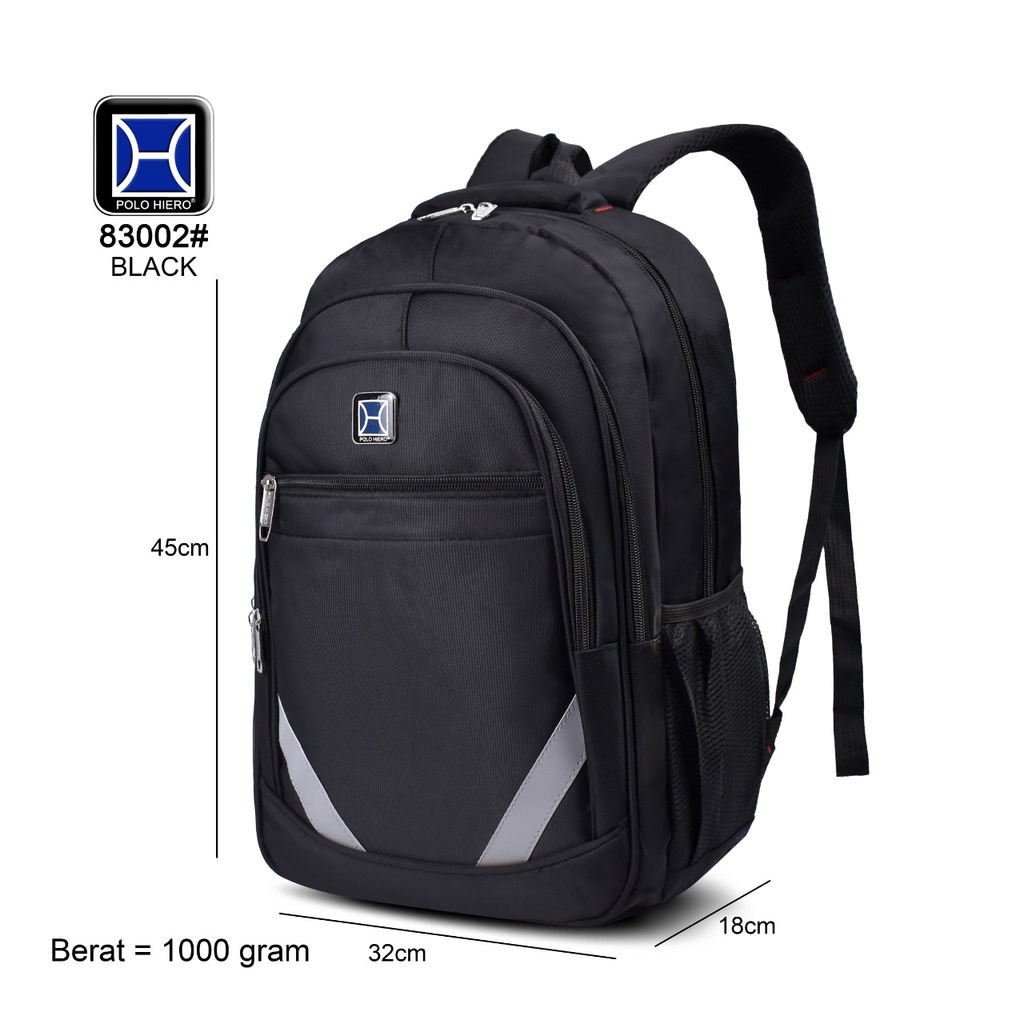 Jual (RBS) Tas Ransel Sekolah Jas Hujan Polo Hiero 83002 Tas Backpack ...