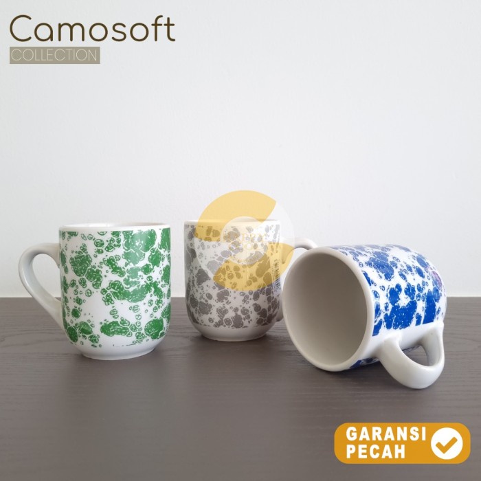 Jual HOMECO 1pcs 11oz Mug Capsul CAMOSOFT Series | Mug Gagang | Gelas ...