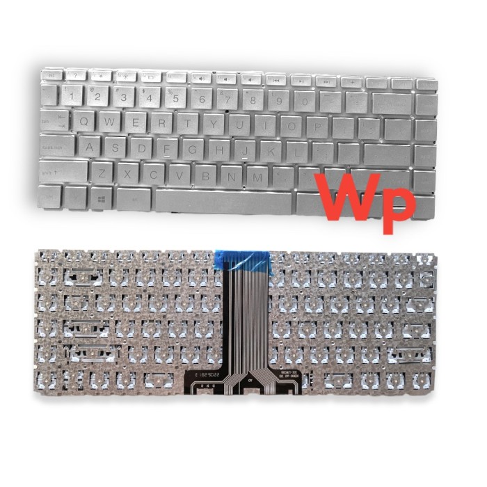 Jual Keyboard HP Pavilion 14-cf 14s-cf 14s-dk 14-df 14-dk 14-dg Silver ...
