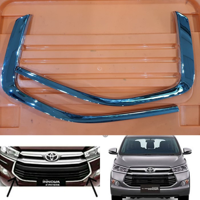 Jual List bumper chrome Innova reborn 2016-2019. | Shopee Indonesia