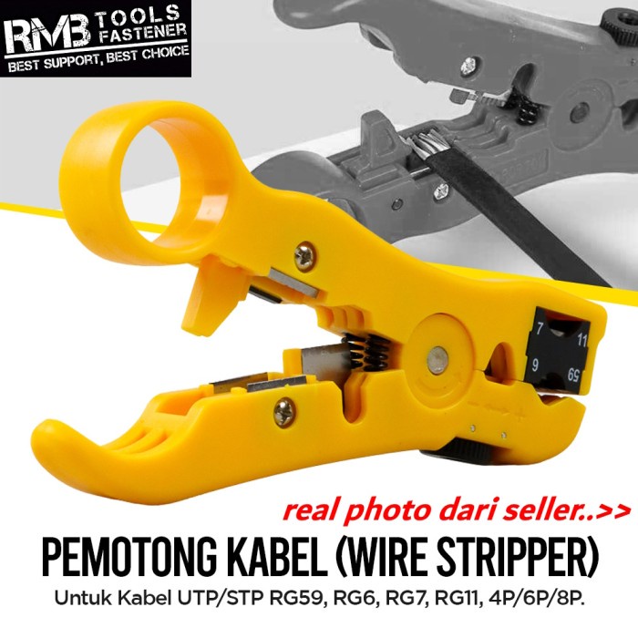 Jual Rotary Coaxial Cable Stripper Cutter - Alat Pengupas / Pemotong ...