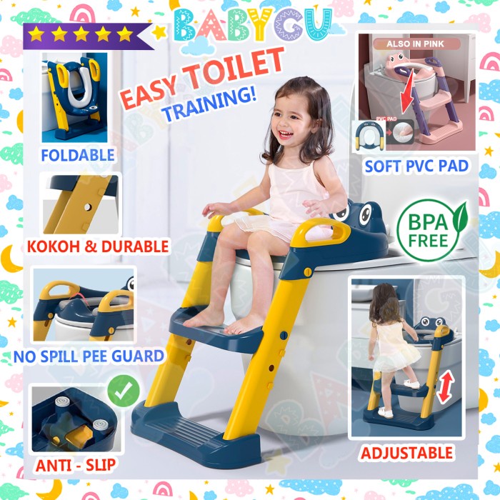 Jual Baby Potty Training Chair Anak Toilet Seat Dudukan Kloset Pispot ...