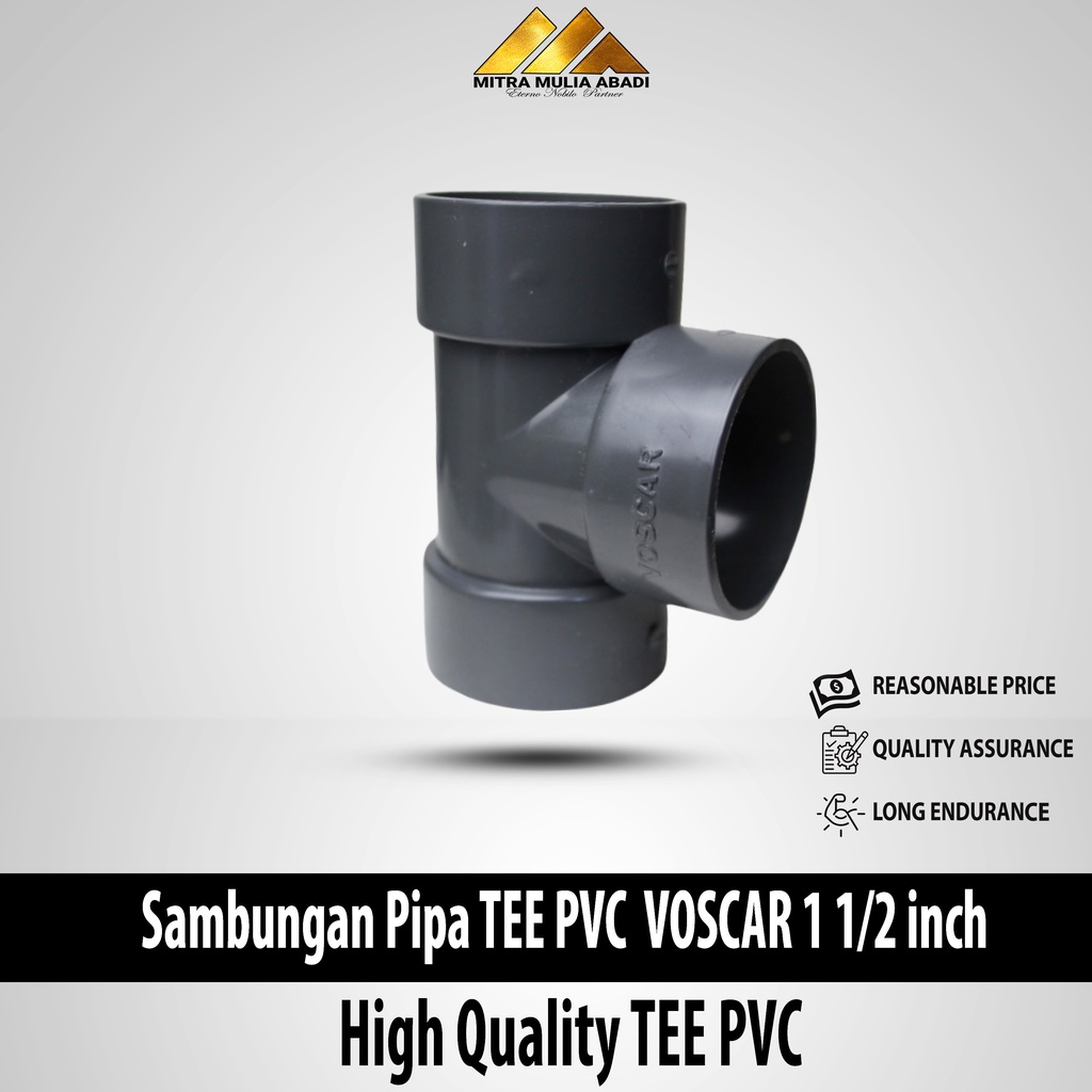 Jual TEE Pipa PVC 1 1/2 inch VOSCAR - Sambungan Pipa T | Shopee Indonesia