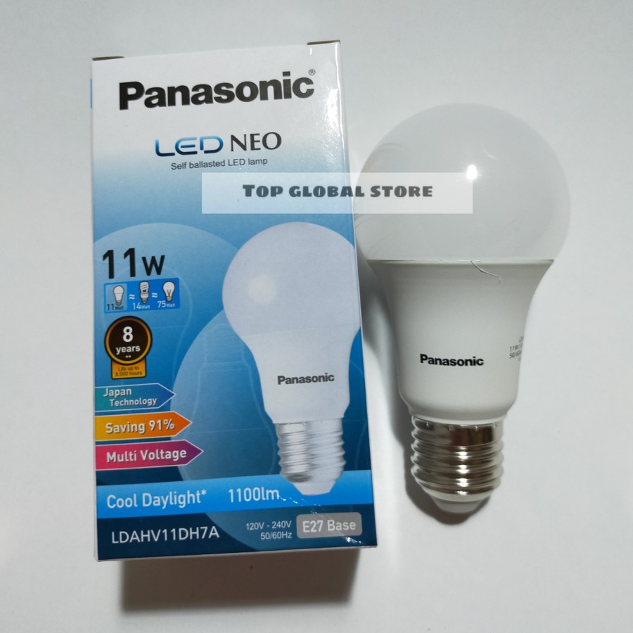 Jual Lampu LED Bulb Panasonic - Bohlam New Evo 11 Watt - Putih / Kuning ...