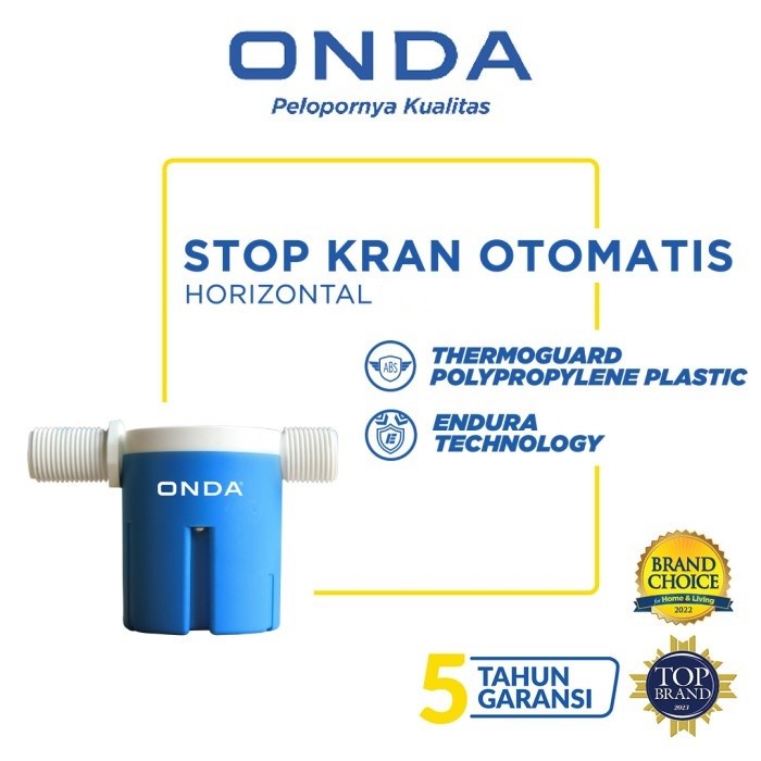 Jual Stop Kran Otomatis Horizontal 3/4" Onda | Shopee Indonesia
