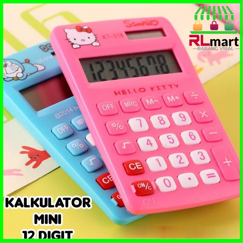 Jual Kalkulator 12 Digit Mini Karakter lucu | Shopee Indonesia