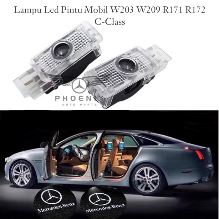 Jual Lampu Led Pintu Mobil Mercedes W203 W209 R171 R172 C-Class Slk Led ...