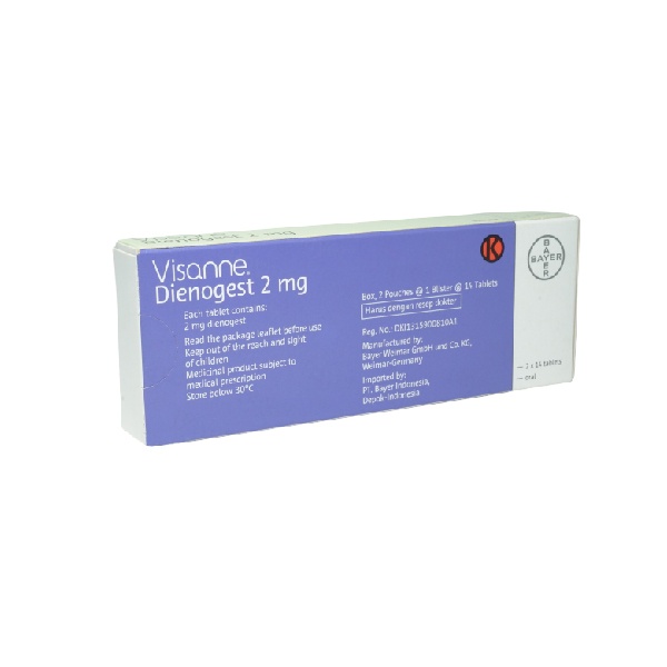 Jual VISANNE 2 MG 1 BLISTER ISI 14 TABLET | Shopee Indonesia
