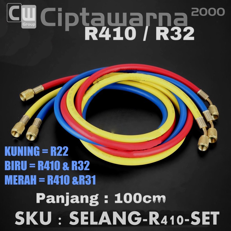 Jual Selang Manifold R410 R31 R32 Tabung Isi Freon Ac Kulkas – Cw2 ...