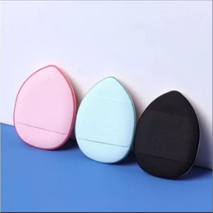 Jual Finger spon puff bedak mini bentuk tetesan air untuk makeup 1pcs ...