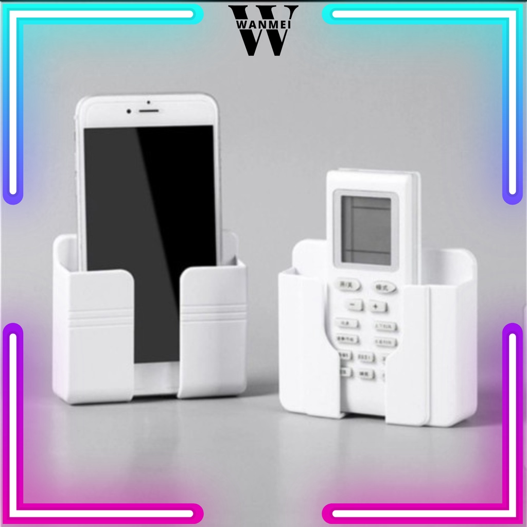 Jual WM Rak Gantung HP Charger Remote TV AC Tempel Tembok Holder Phone ...