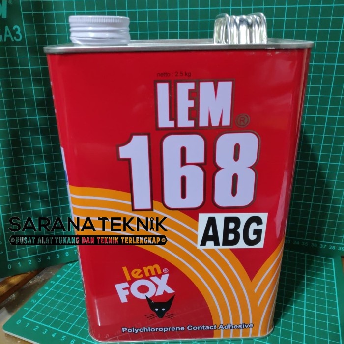 Jual [SARANA TEKNIK] Lem Kuning Fox 168 ABG 2,5 Kg / Lem Fox Kuning ...