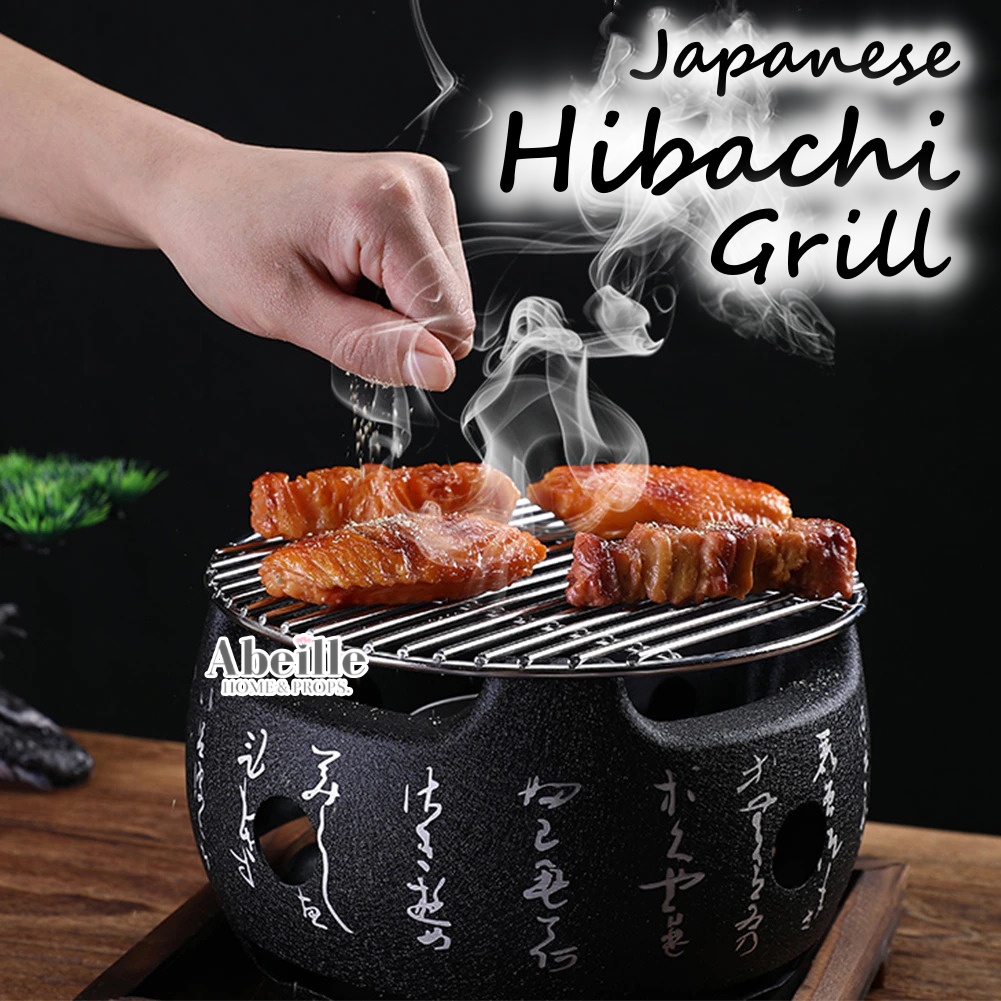 Jual Alat Panggang Japanese Hibachi Grill Set BBQ Jepang Bakar Sate Set ...