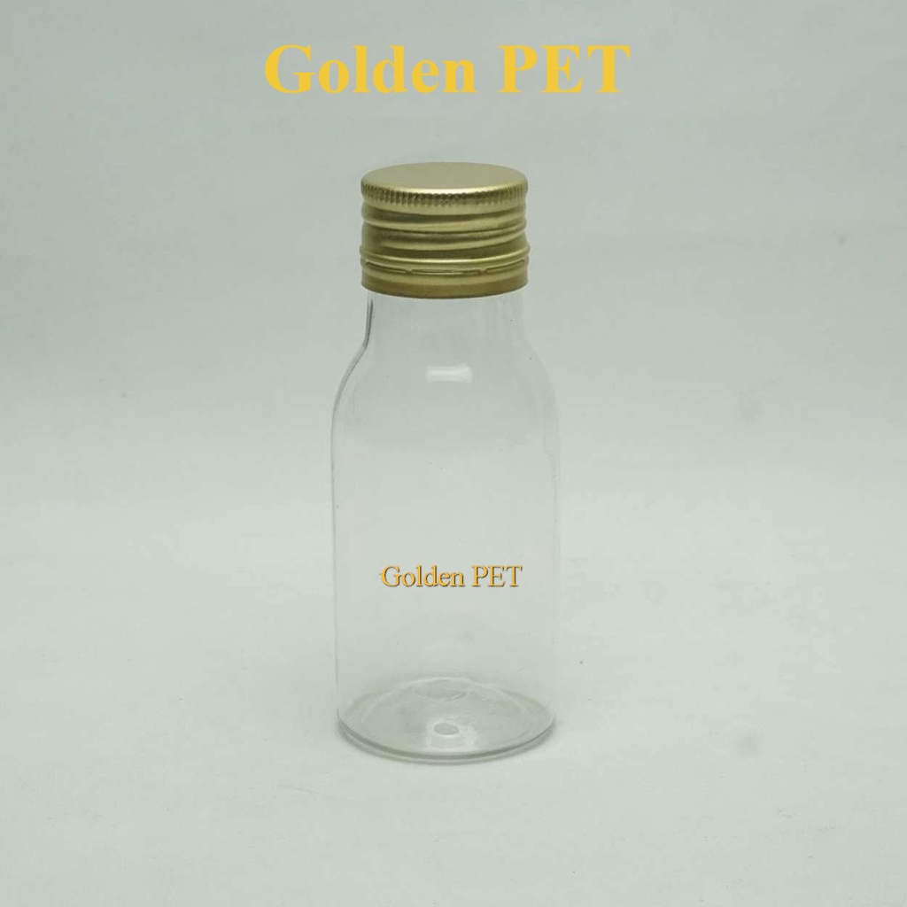 Jual Botol PET Sirup Obat 60 Ml Natural Tutup Alumunium Ulir Segel ...