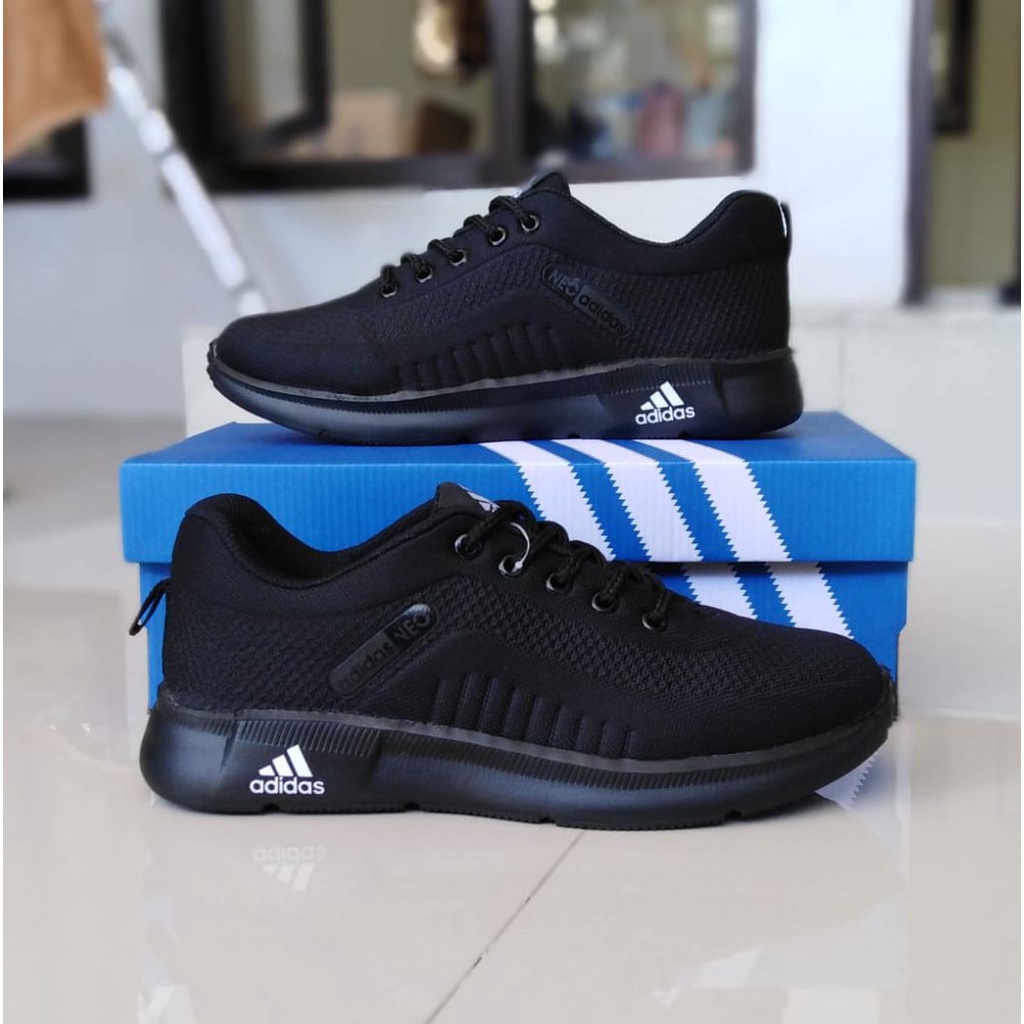 Jual GH82QK SEPATU SEKOLAH HITAM POLOS AD PRIA WANITA / SEPATU KASUAL ...