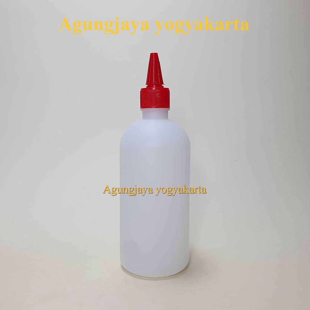 Jual Botol Boles 500 ml Boles Bulat Natural Tutup Runcing / Botol ...