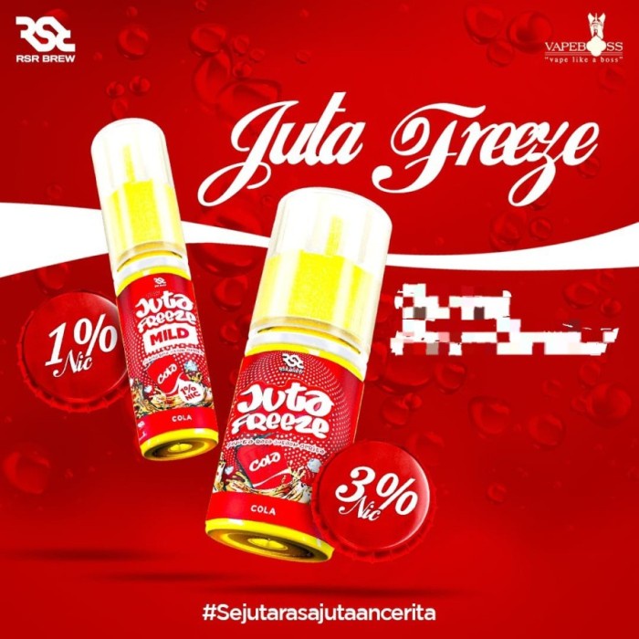 Jual LIQUID JUTA FREEZE COLA SALTNIC 30ML LIQUID JUTA FREEZE COLA ...