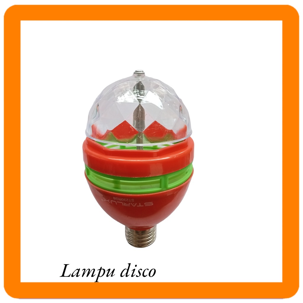Jual Lampu Disco Putar Rotate Full Colour Warna Warni Cafe Aksesoris ...
