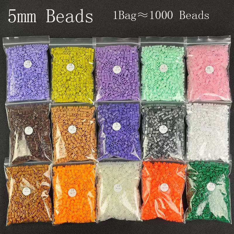 Jual 5 mm Perler Beads Refill Pack 24 Warna Hama Beads Refill Beads ...