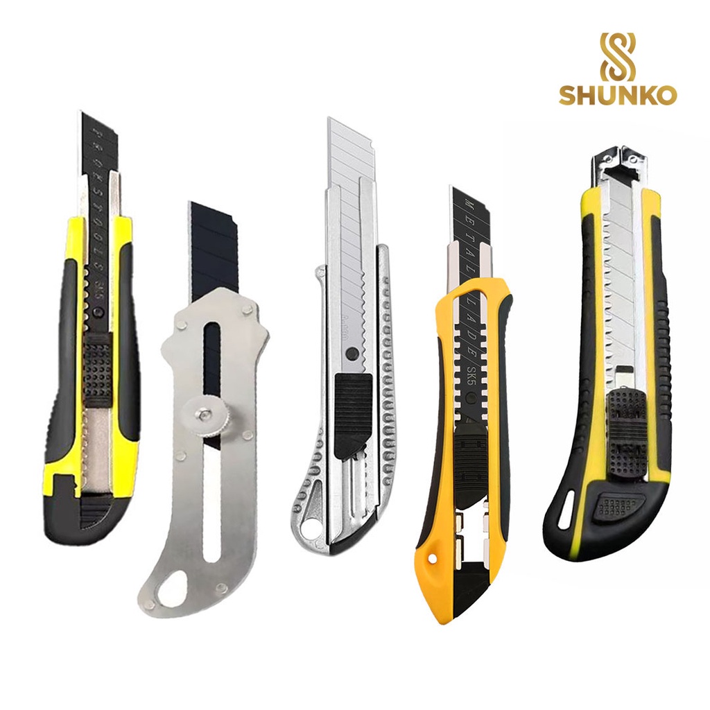 Jual SHUNKO Cutter Pemotong Kertas & Kerajinan Tangan | Cutter Besi ...