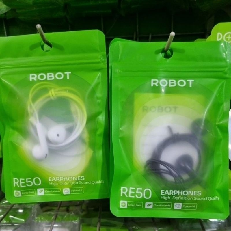 Jual Headset / Earphone ROBOT RE50 High Sond Quality 100% ORI ...