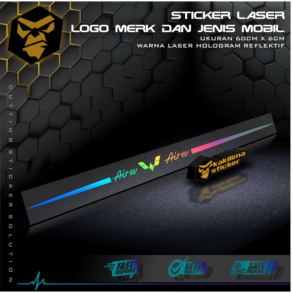 Jual Sticker Laser Mobil. Sticker Laser Logo Merk dan jenis Mobil ...