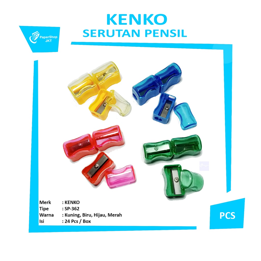 Jual KENKO - Pencil Sharpener - Serutan Pensil SP-362 - Pcs | Shopee Indonesia