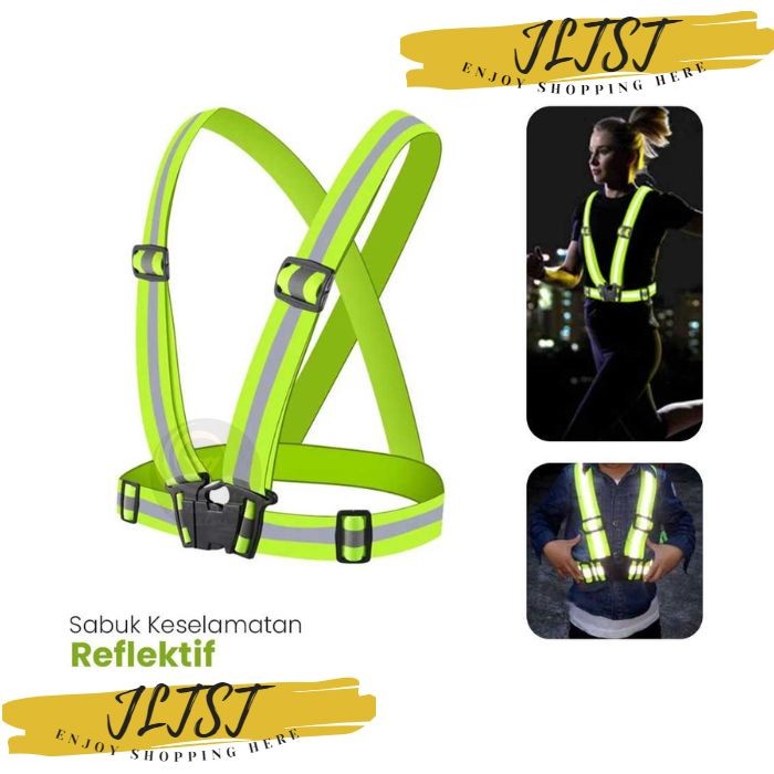 Jual Rompi Sabuk Keselamatan Reflektif Reflektor Scotlight Multifungsi ...