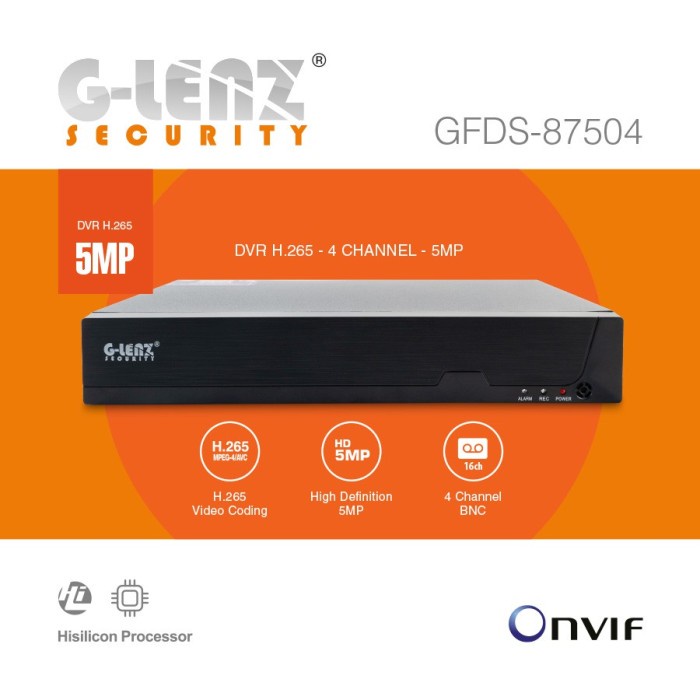 Jual GLENZ DVR 4CH 5MP HiEasy - DVR RECORDER CAMERA AHD - APP HiEasy ...