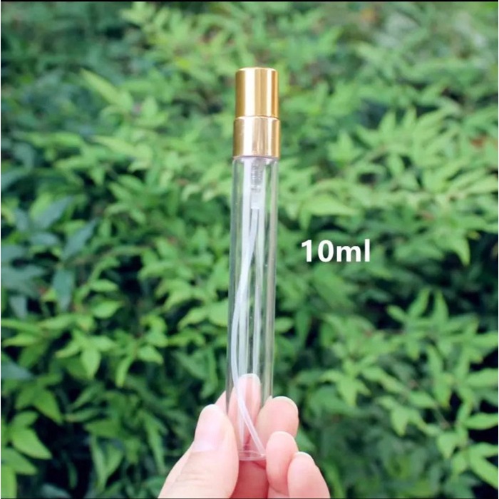Jual Botol Spray Kaca 10ml Refill Parfum | Tutup Sprayer Metal ...