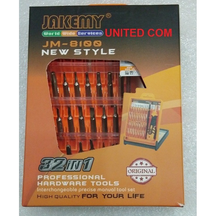 Jual PERALATAN PERLENGKAPAN BONGKAR TOOL SET BOX OBENG LAPTOP HANDPHONE ...