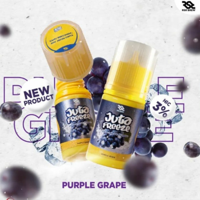 Jual LIQUID SALTNIC Juta Freeze Purple Grape Salt Nic 30ML by RSR Brew ...