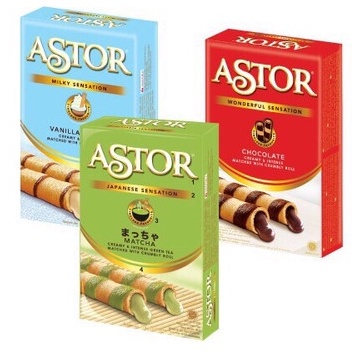 Jual ASTOR WAFER ROLL STICK CHOCOLATE 40 GRAM DUS BOX KOTAK STIK GR ...