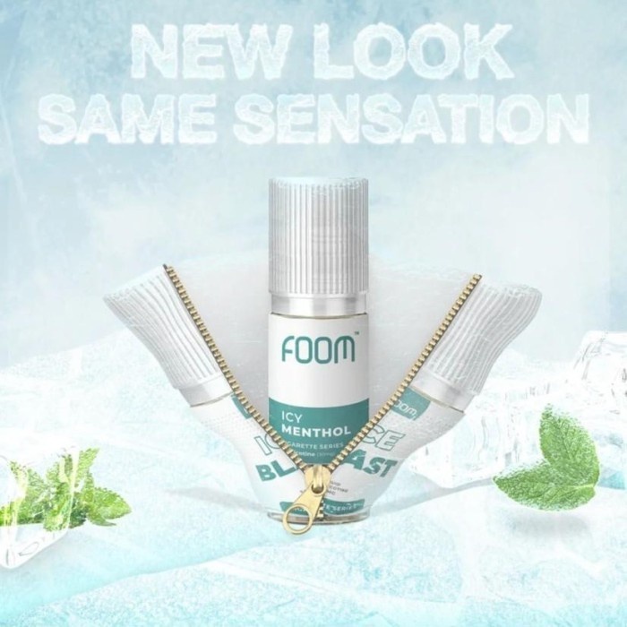 Jual FOOM ICY MENTHOL 30ML LIQUID SALTNIC ICE BLAST 30MG AUTHENTIC ...
