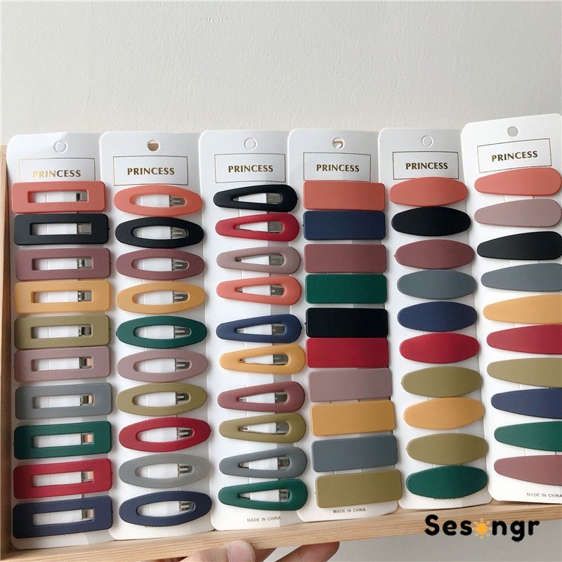 Jual 10 pcs/Set Jepit rambut KOREA / JEPITAN RAMBUT Akrilik /klip ...