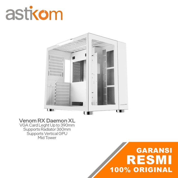 Jual Casing PC VenomRX Daemon XL White | Shopee Indonesia