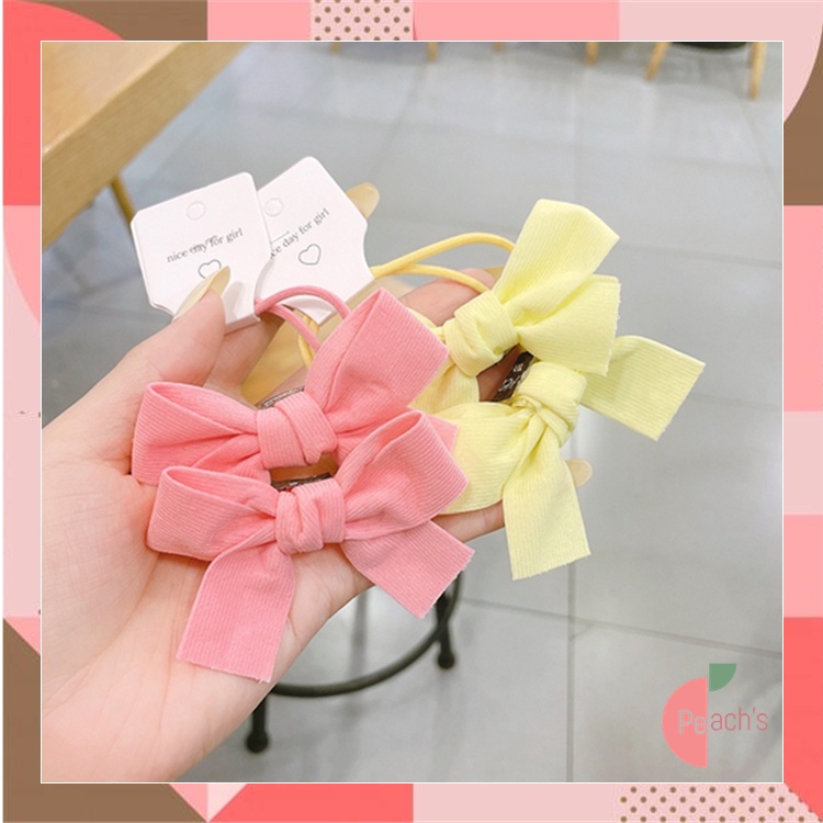Jual PEACHs - F5798 Ikat Rambut Anak Motif Pita / Kunciran Rambut Korea ...