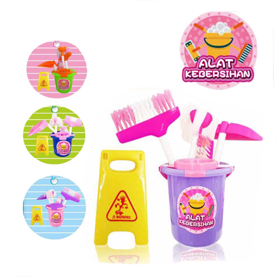 Jual Mainan Anak Alat Kebersihan SAPU SIKAT PEL PENGKI MC01 MC 01 ...