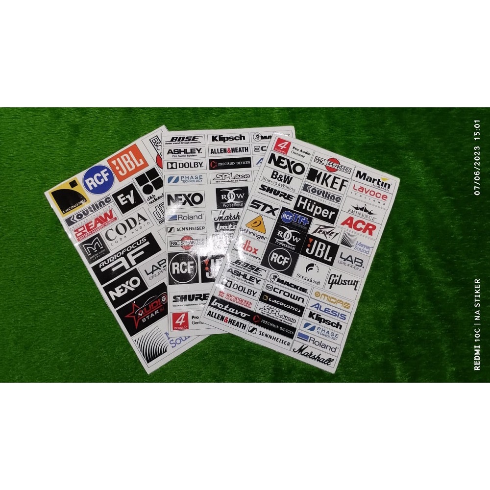 Jual Stiker Sound System / Operator Sound - ACC - Isi 42 Sticker - SPL ...