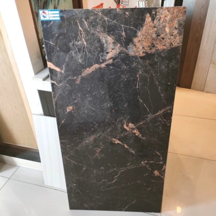 Jual granit 60x120 hitam motip glazed/granite lantai | Shopee Indonesia