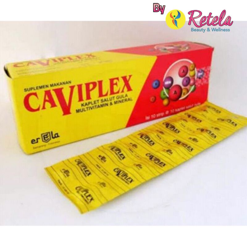 Jual Caviplex Multivitamin 1 Strip 10 Capsul | Shopee Indonesia