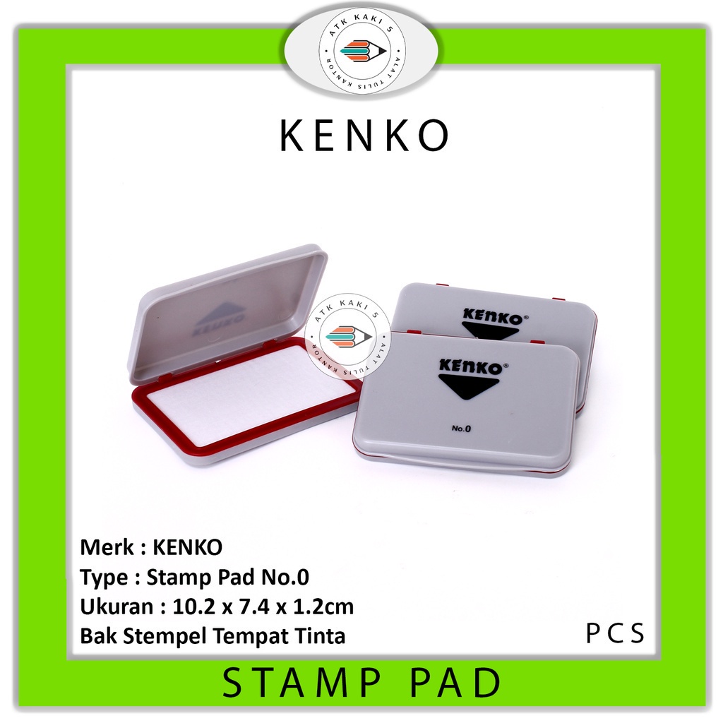 Jual KENKO - Stamp Pad No.0 Bak Stempel - Pcs | Shopee Indonesia